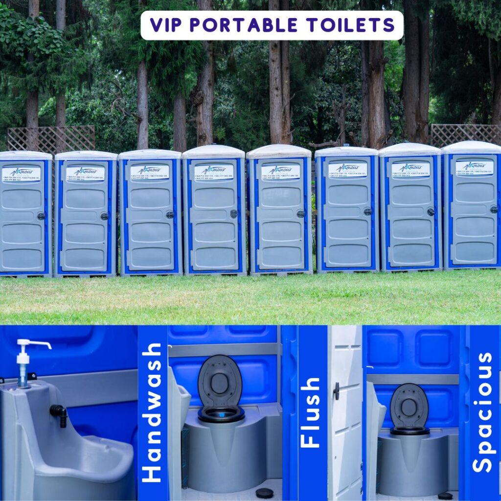 VIP Portable Toilets Rental in Zimbabwe - Glamour Rentals